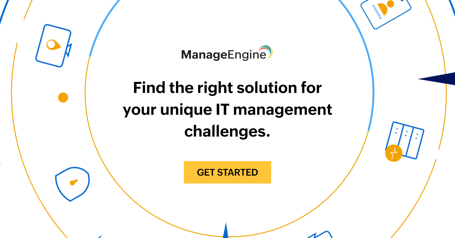 Free solution finder for IT management tools - ManageEngine