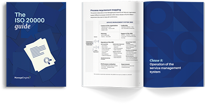 ISO/IEC 20000소개 | ManageEngine 제품은 ISO/IEC 20000 표준 규정을 준수합니다