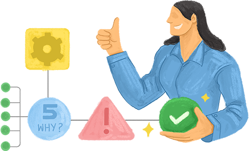 Implementing 5 Whys framework in problem management