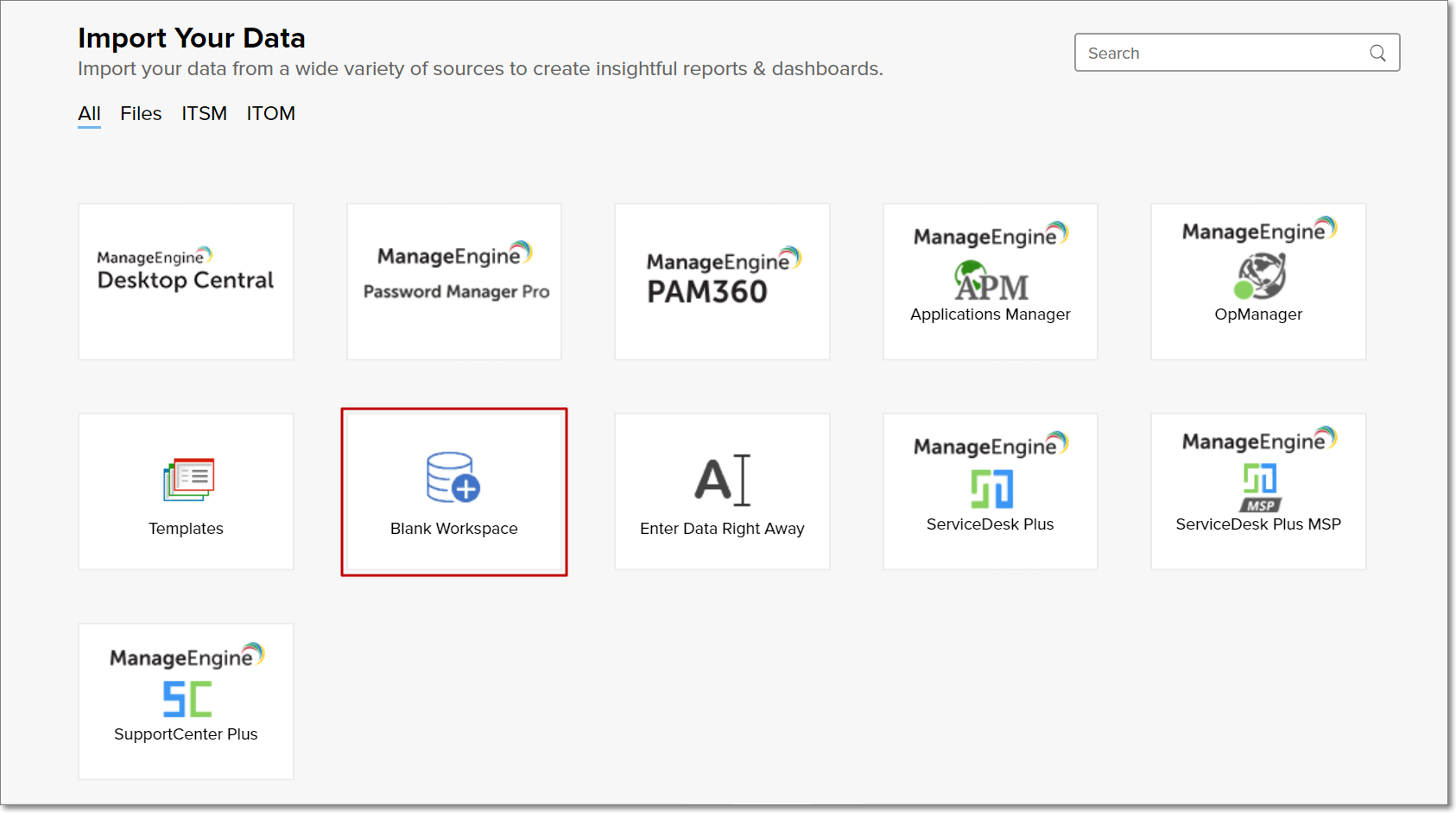 Creating Workspaces | Analytics Plus Cloud