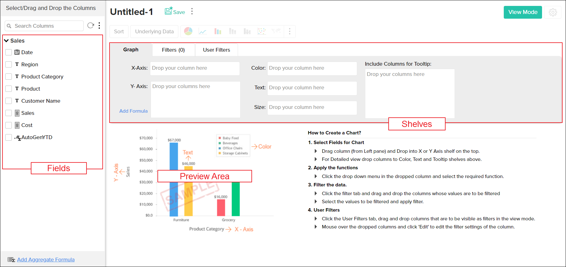 Create Charts | Analytics Plus Cloud