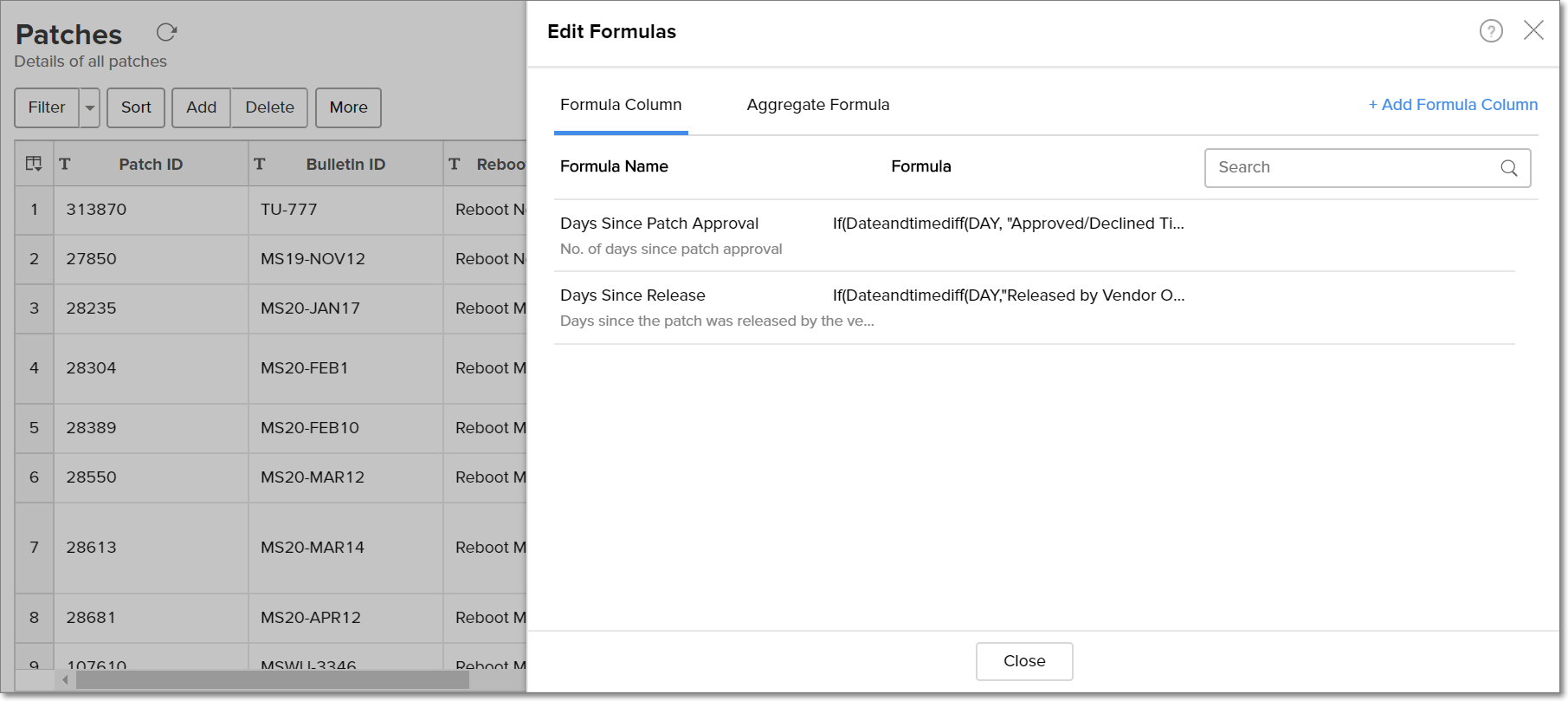 Patch Manager Plus Integration | Analytics Plus Patch Manager Plus Integration | Analytics Plus