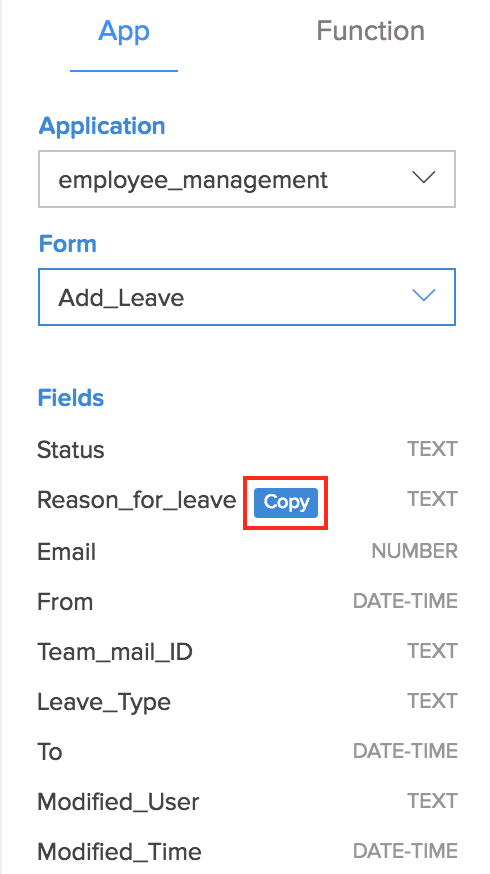 Configure custom action | ManageEngine AppCreator Help Configure custom action | ManageEngine AppCreator Help