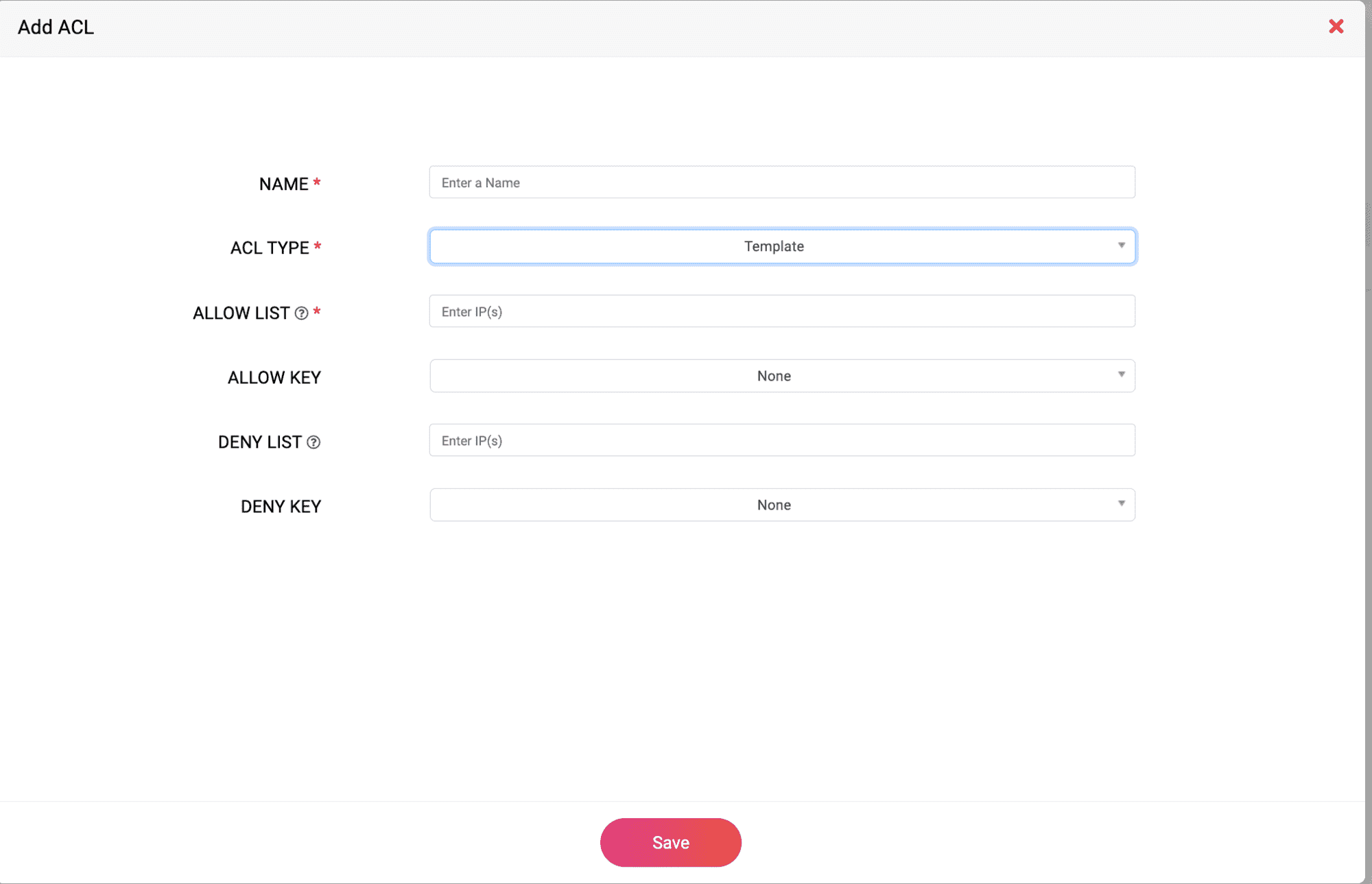 Configuring ACL (Access Control List)