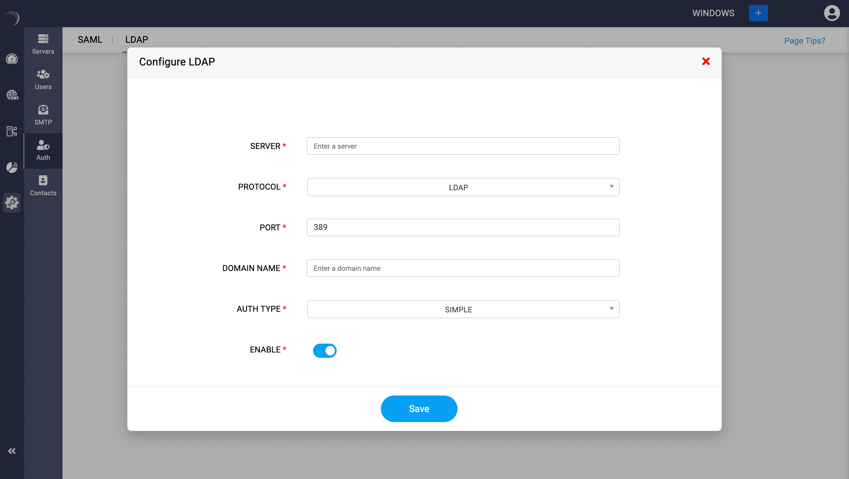 User Login Authentication: LDAP