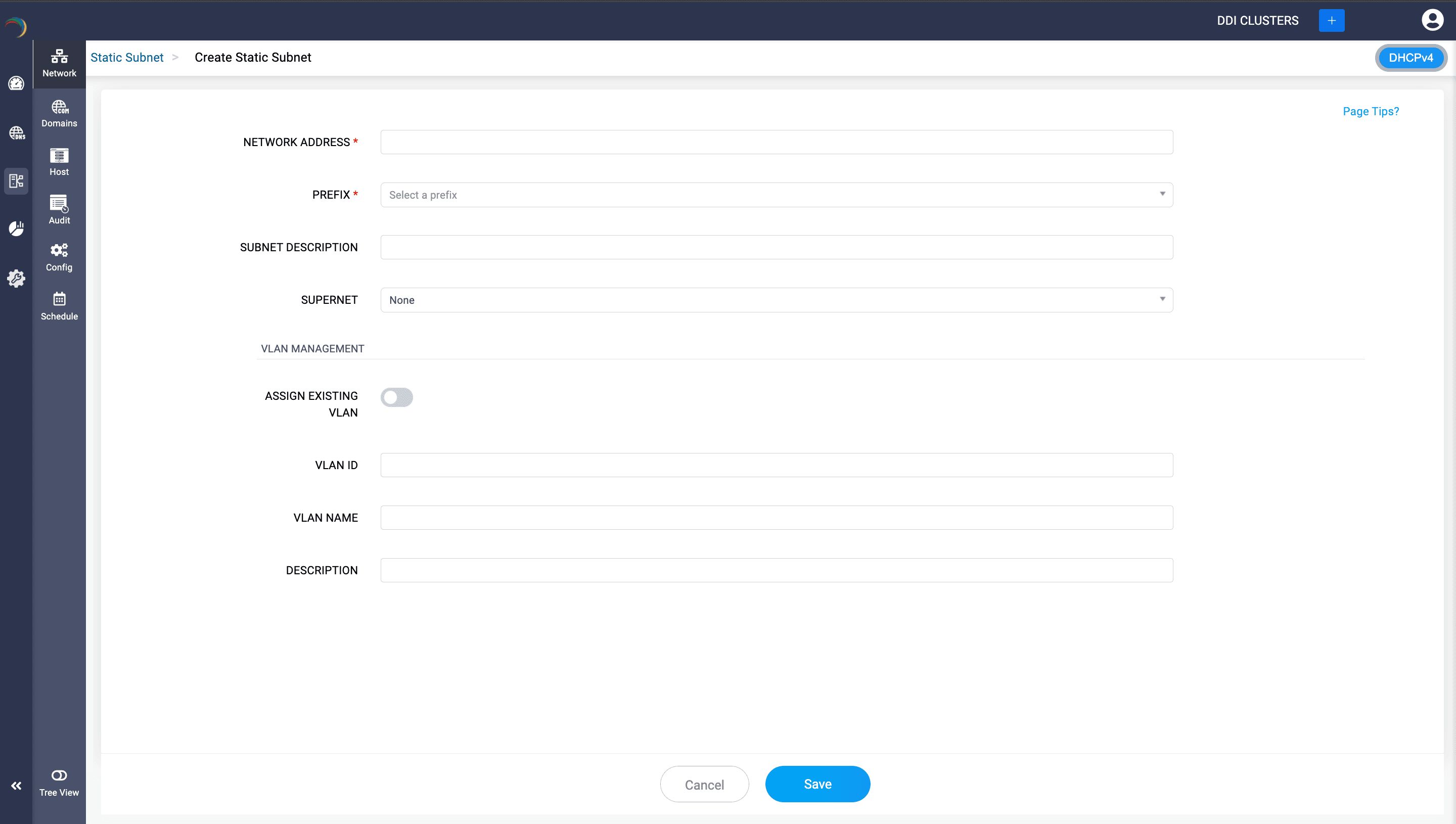 Managing Windows DHCP scopes in DDI Central