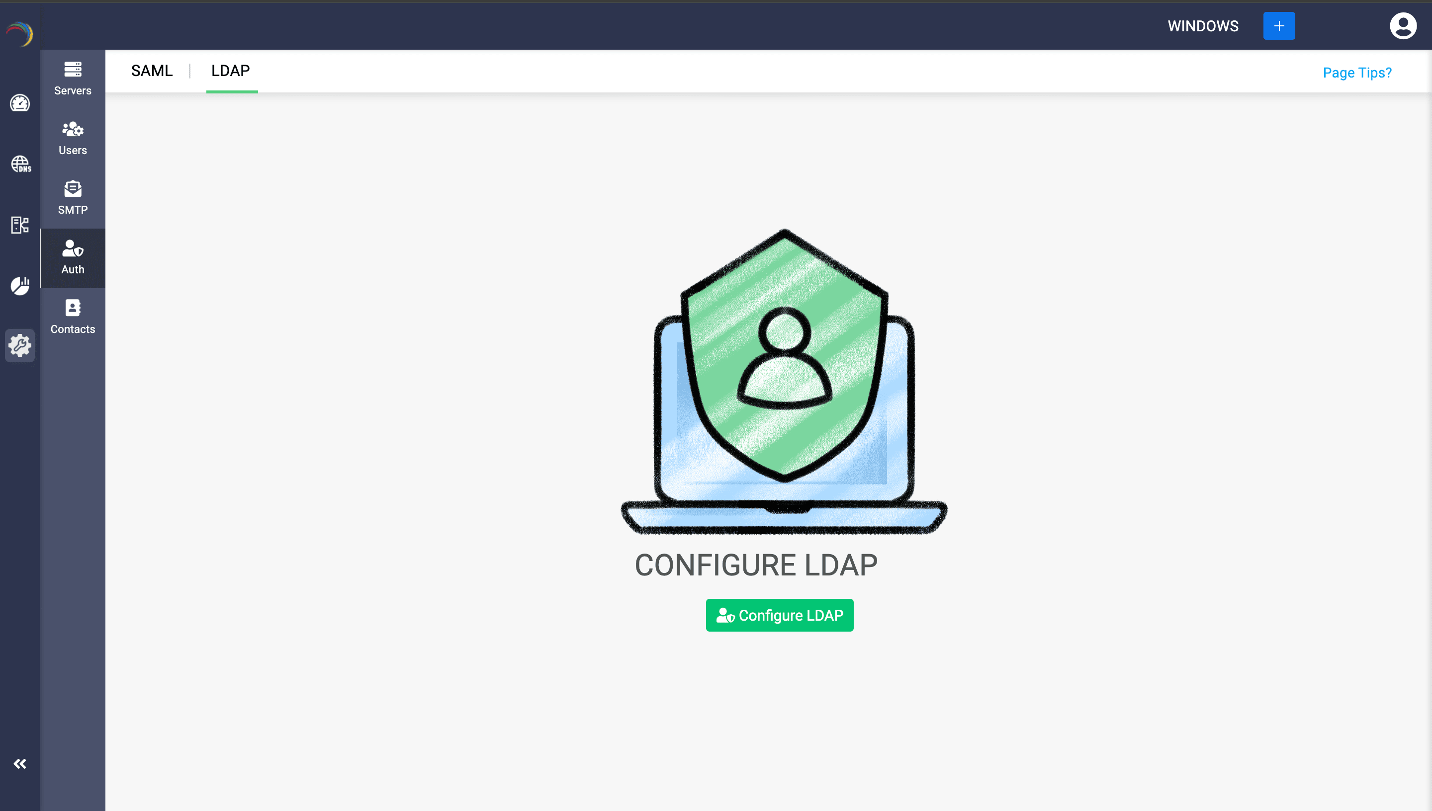 Configuring LDAP authentication