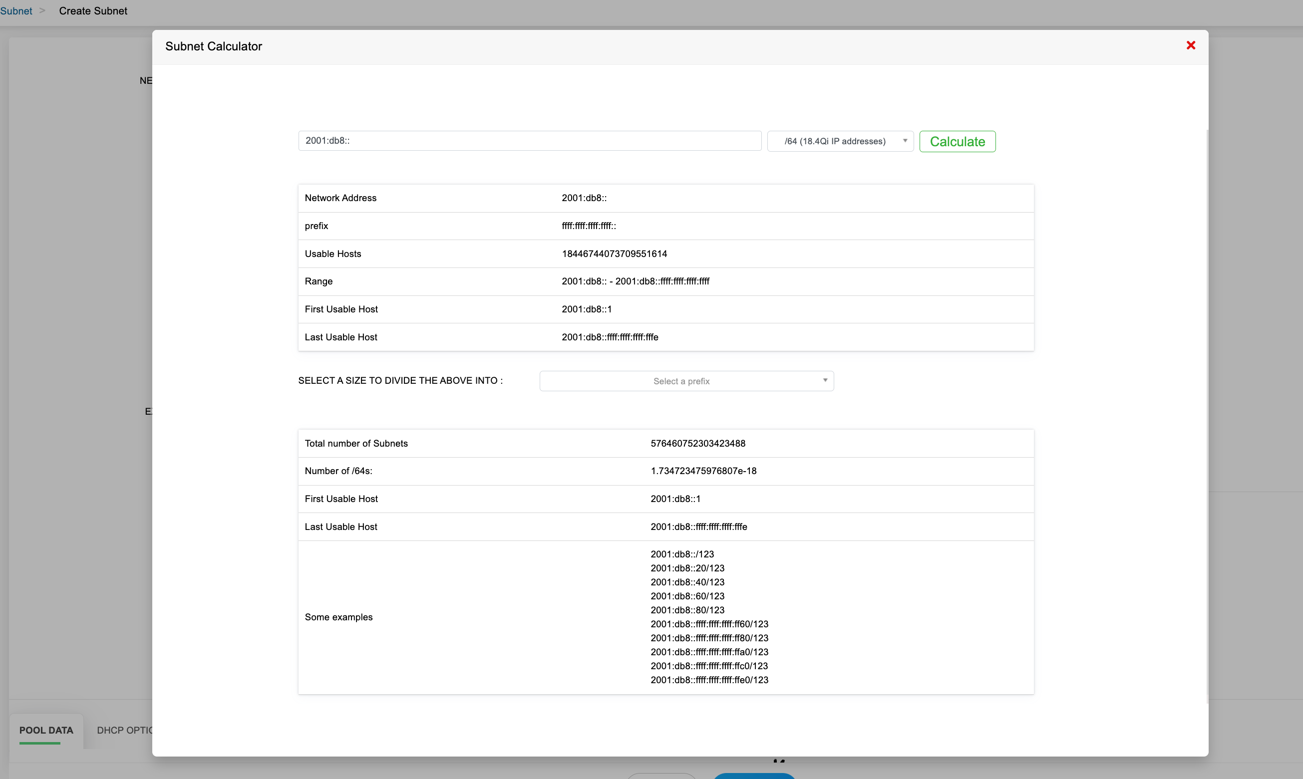 Using The Built In Subnet Calculator In Ddi Central