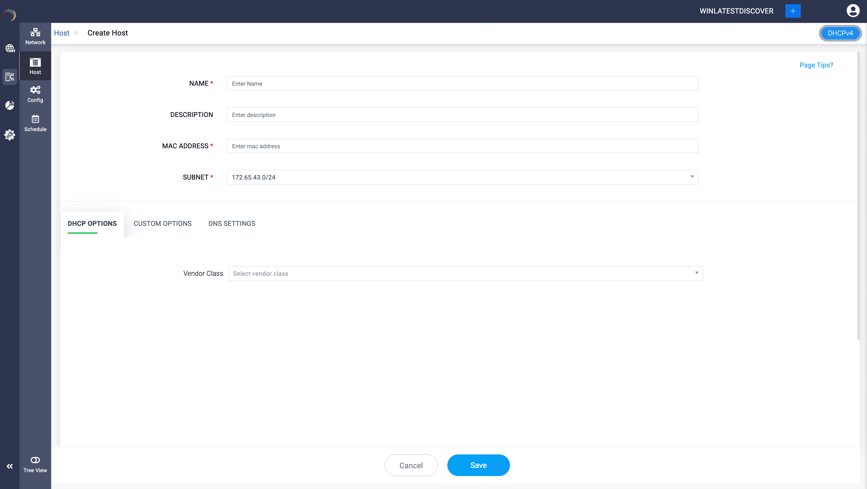 Managing Windows DHCP scopes in DDI Central