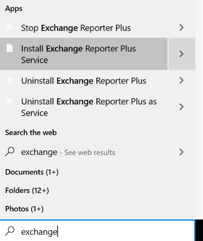 Installation d'Exchange Reporter Plus