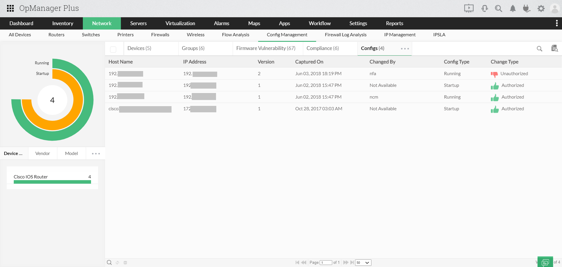 Outil d’analyse unifiée de l’infrastructure informatique - ManageEngine OpManager Plus