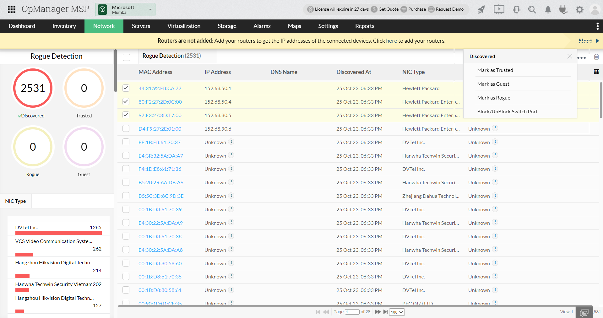 Extension IPAM et SPM d’OpManager MSP | ManageEngine OpManager MSP