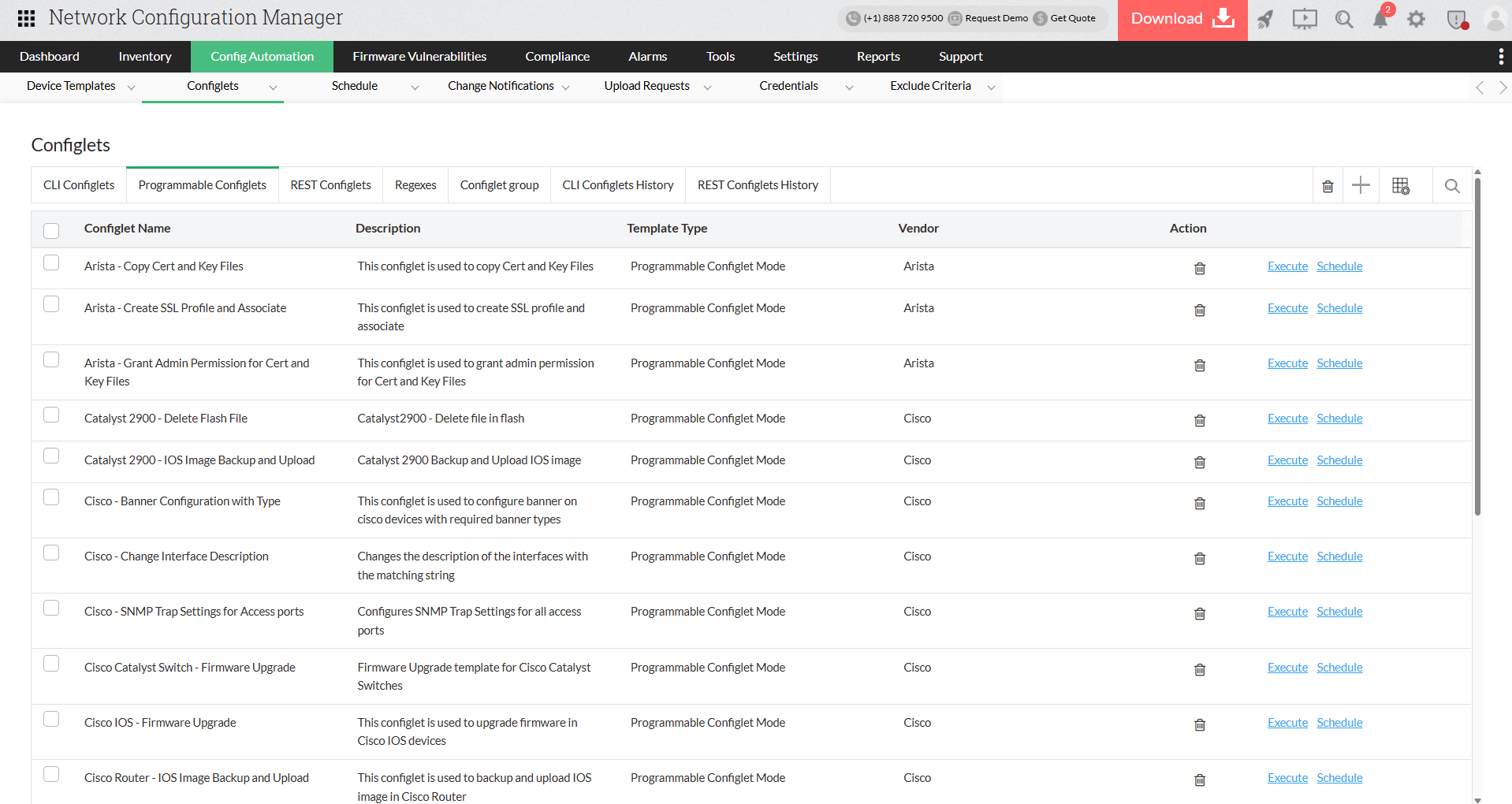 Gestión de switches para redes empresariales | ManageEngine Network Configuration Manager